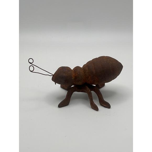 Unbranded | Other | Vtg Cast Iron Ant Garden Plant Flower Bug Decor ...